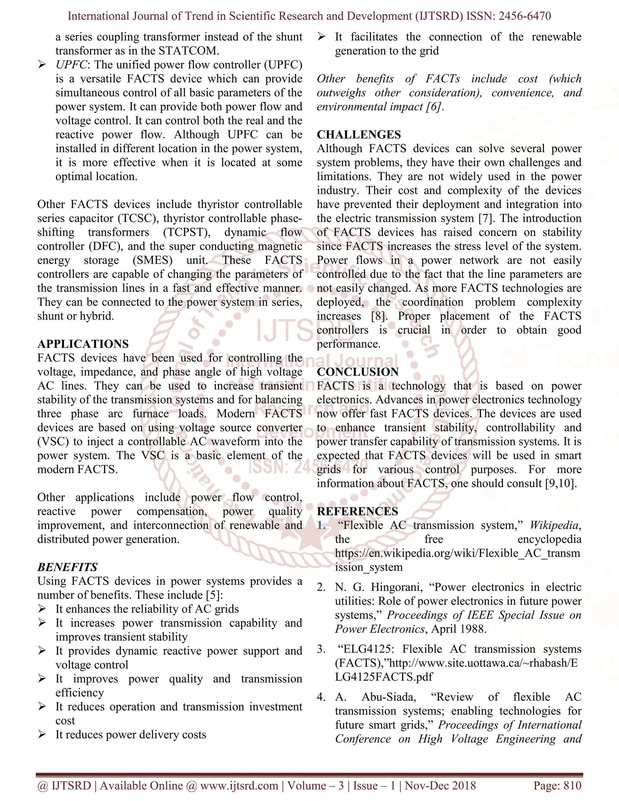 Flexible Alternating Current Transmission Systems Pdf Computer