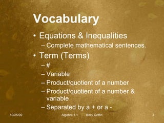 102 Identify & assign Variable Lesson | PPT