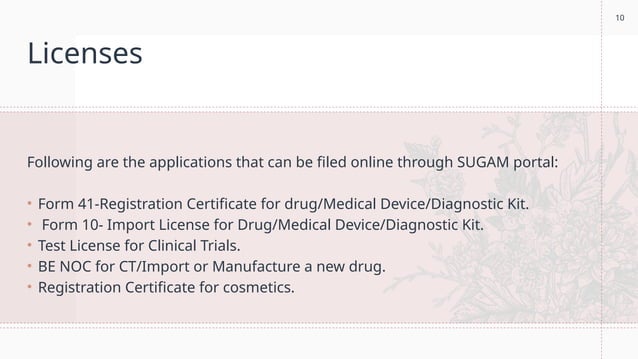 Sugam Portal Of CDSCO | PPTX