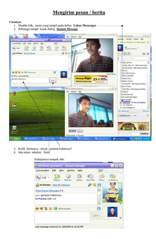 102 tutorial yahoo messenger | PDF