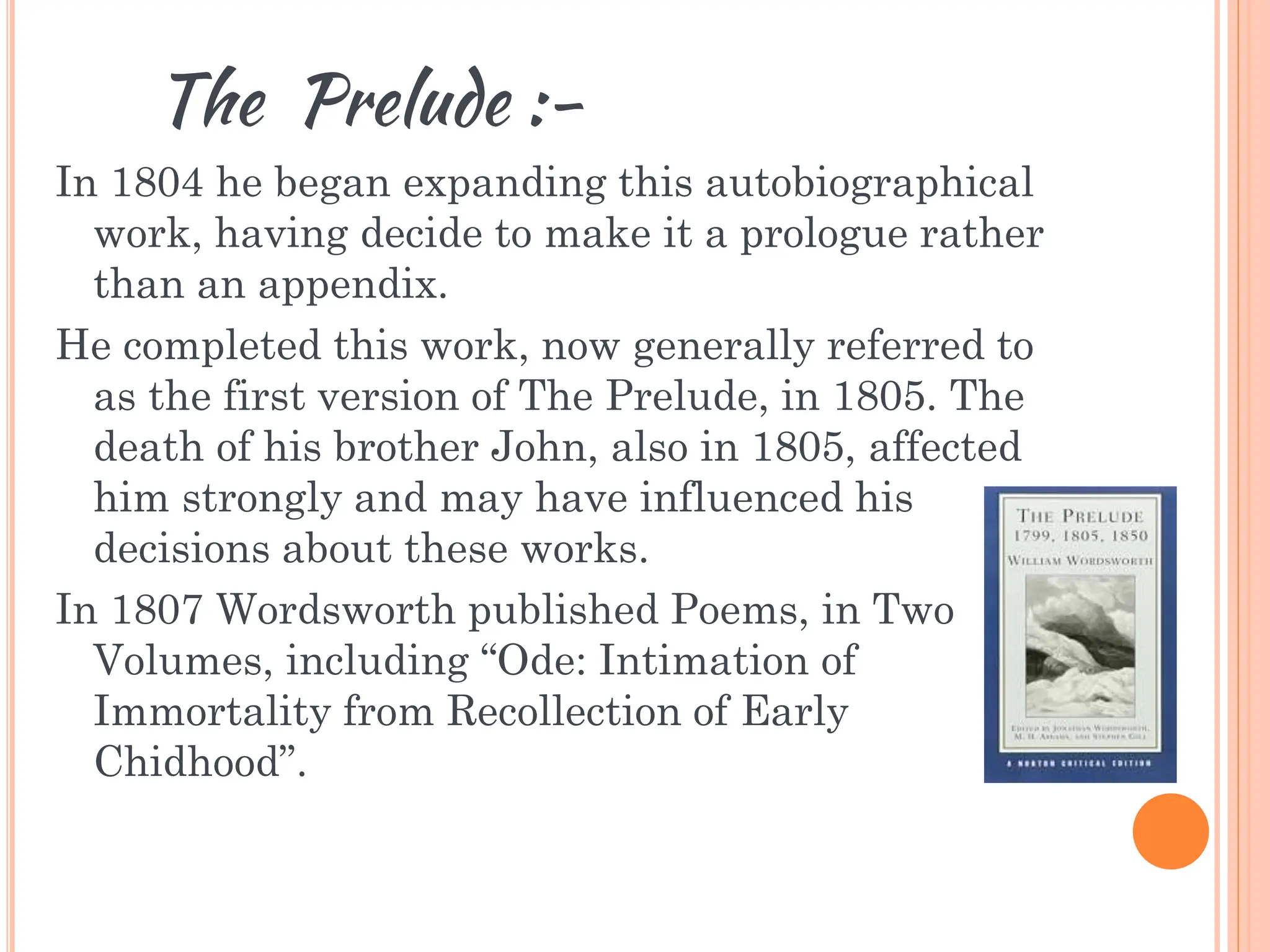 Paper no.103 Biography on William Wordsworth | PPTX
