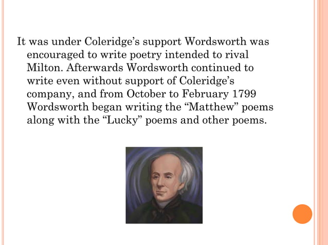 Paper no.103 Biography on William Wordsworth | PPTX