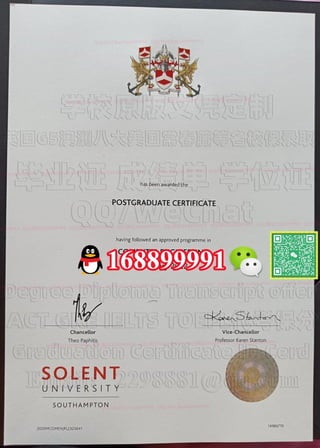 Southampton Solent University degree offer diploma Transcript | PDF
