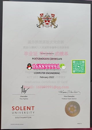 Southampton Solent University degree offer diploma Transcript | PDF