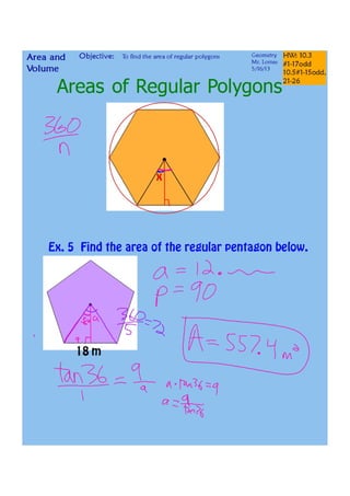 10-3 and 10-5 Areas of Regular Polygons.pdf