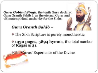 guru granth sahib ji | PPTX