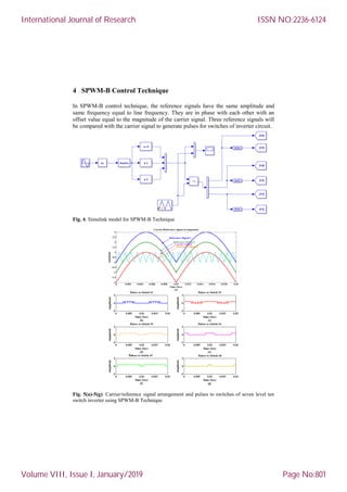 Study and Simulation of Seven Level - Ten Switch Inverter Topology | PDF