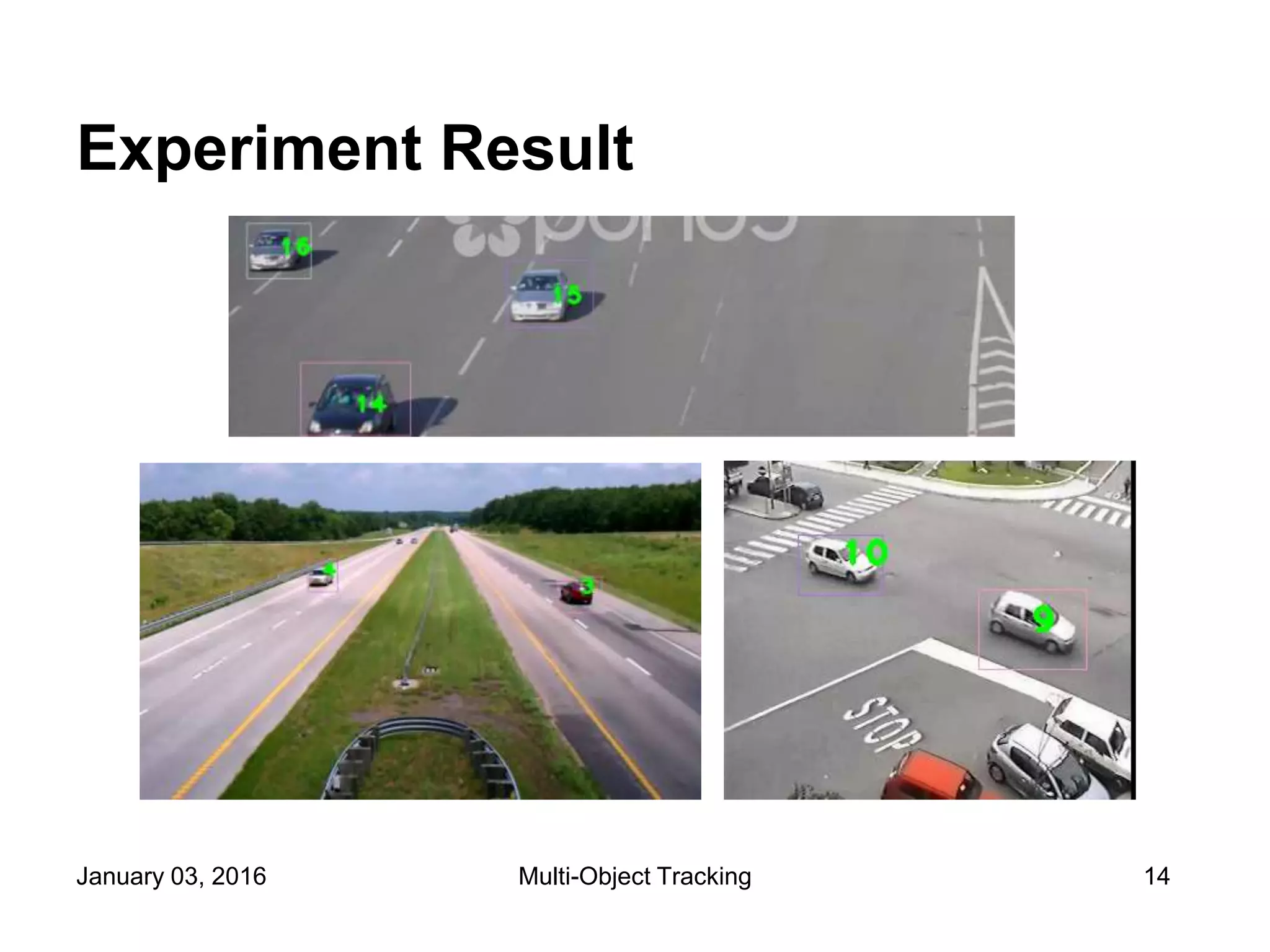 Multi Object Tracking | Final Defense | ID 103001 | PPTX