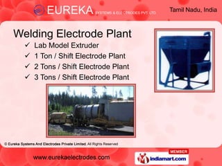 MANUAL METAL ARC WELDING ELECTRODES by Eureka Systems And Electrodes ...