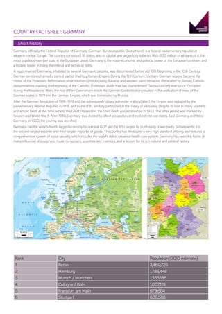 Marketing into Germany: B2B marketing country factsheet | PDF ...