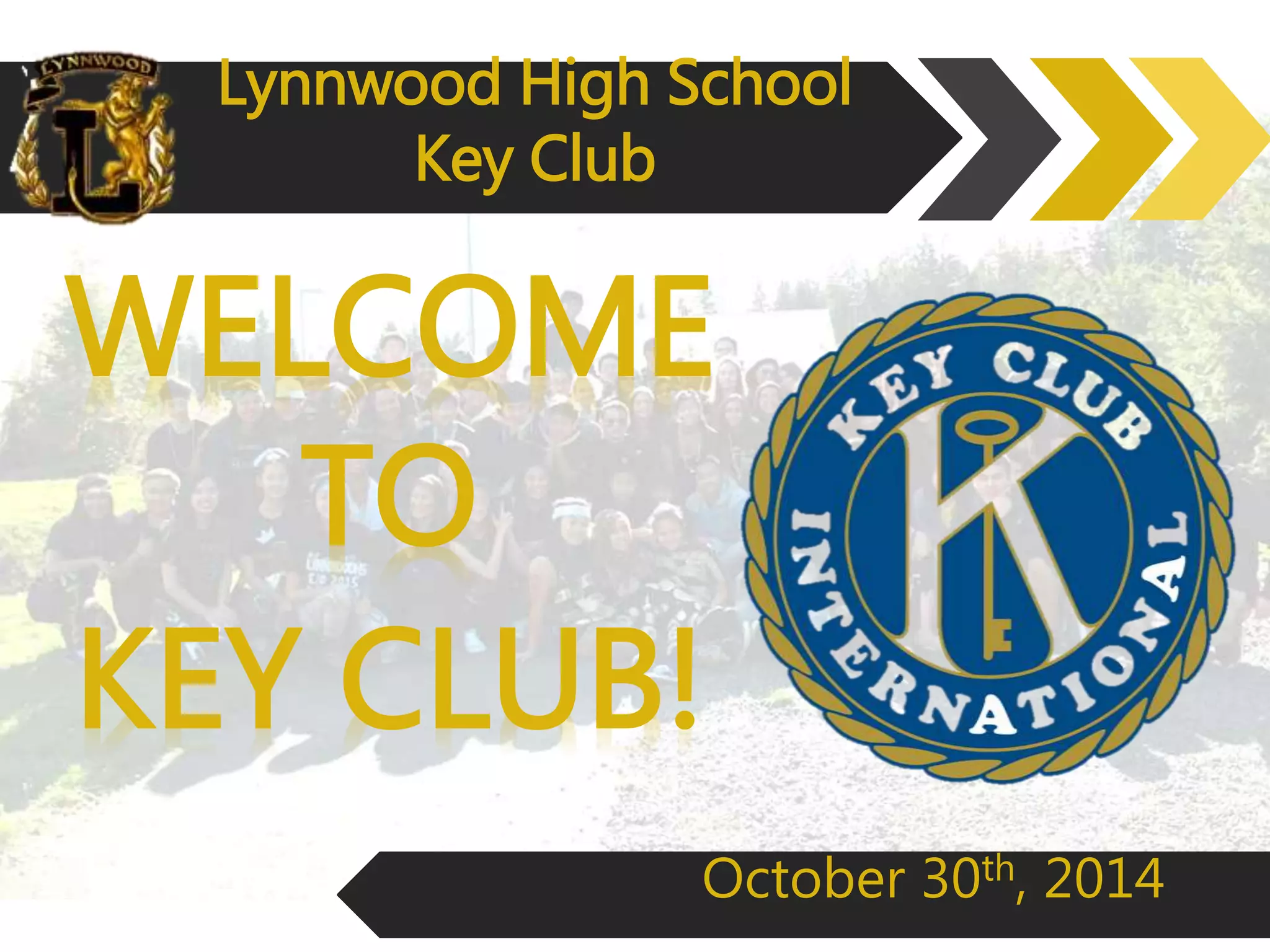 October 30th, 2014 - LHS Key Club Meeting | PPT