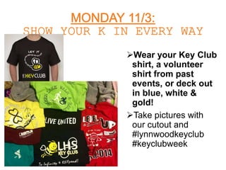 October 30th, 2014 - LHS Key Club Meeting | PPT