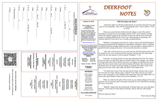Deerfoot Church of Christ 10 30 2022 | PDF
