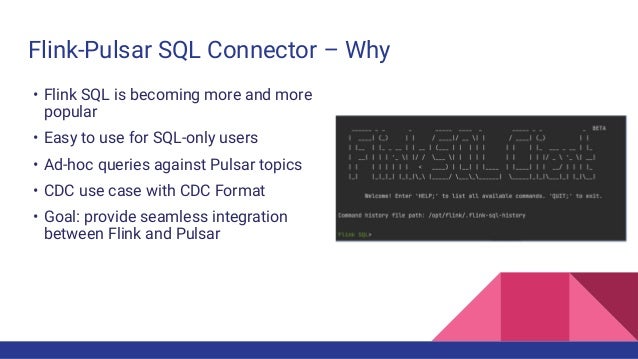 Flink Sql On Pulsar Made Easy Ppt