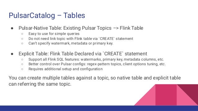 Flink Sql On Pulsar Made Easy Ppt