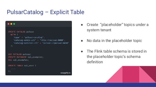 Flink Sql On Pulsar Made Easy Ppt