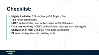 MongoDB.local Sydney: MongoDB Atlas for Your Enterprise | PPT