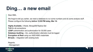 MongoDB.local Sydney: MongoDB Atlas for Your Enterprise | PPT