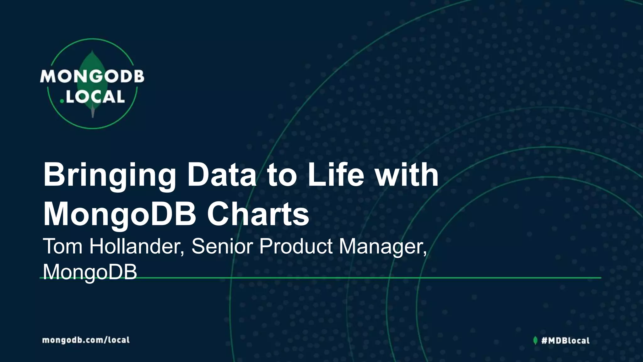 MongoDB.local Sydney: Bringing Data to Life with MongoDB Charts | PPT