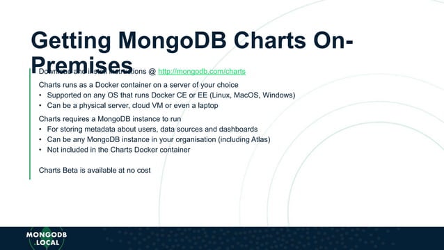 MongoDB.local Sydney: Bringing Data to Life with MongoDB Charts | PPT