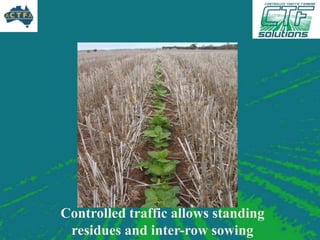 Controlled traffic farming, productivity, sustainability and resilience ...