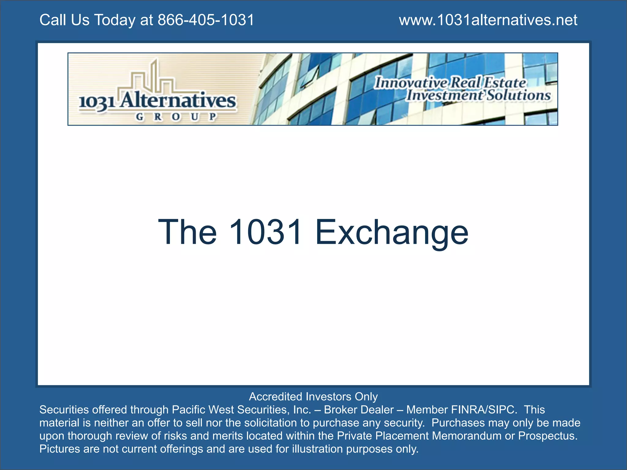 1031 Exchange Explained | PDF