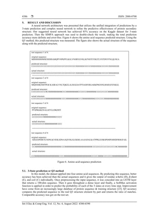 Protein secondary structure prediction by a neural network architecture ...
