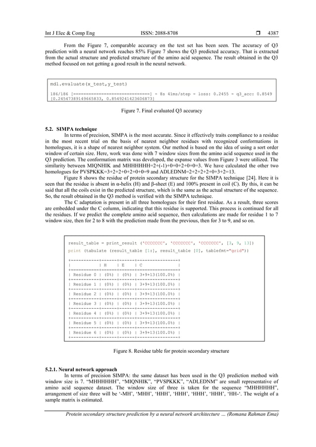 Protein secondary structure prediction by a neural network architecture with simple positioning ...