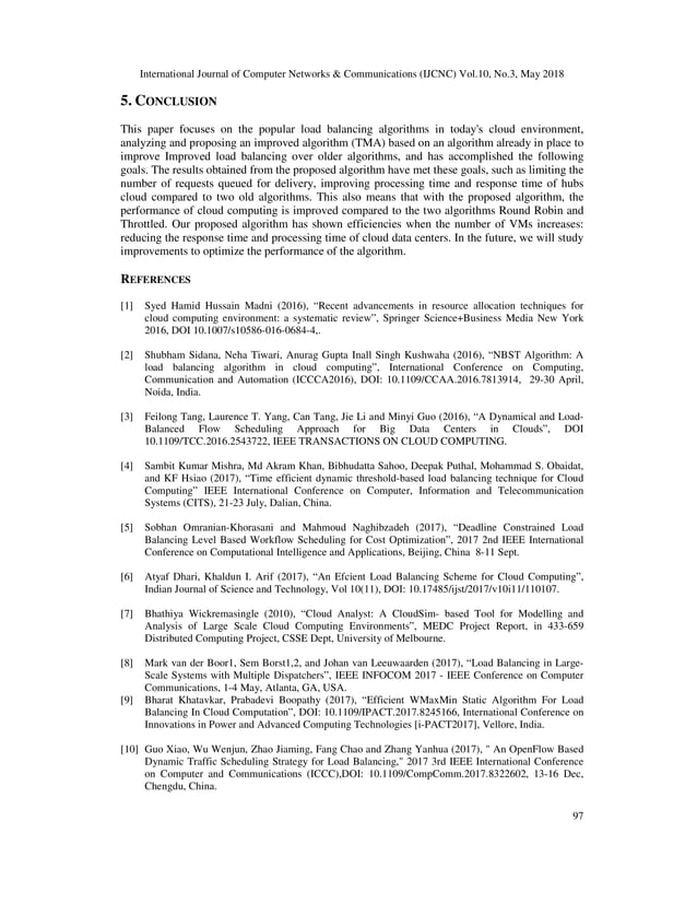 Proposed Load Balancing Algorithm To Reduce Response Time And Processing Time On Cloud Computing