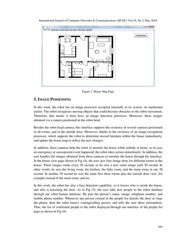 ROBOT HUMAN INTERFACE FOR HOUSEKEEPER ROBOT WITH WIRELESS CAPABILITIES ...