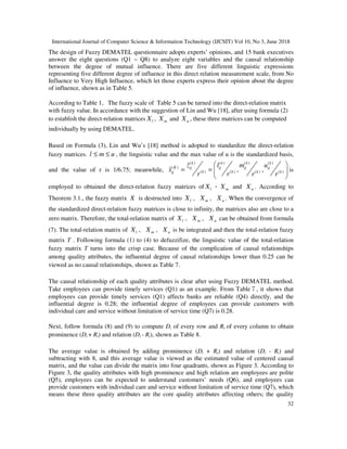 INTEGRATION OF IMPORTANCEPERFORMANCE ANALYSIS AND FUZZY DEMATEL | PDF