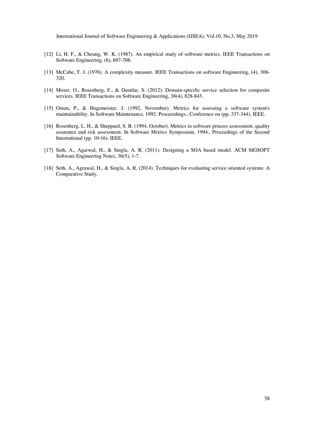 Metric Based Framework For Testing And Evaluation Of Service Oriented