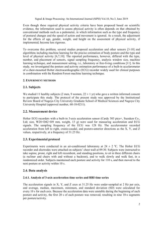 Machine-Learning Estimation of Body Posture and Physical Activity by ...