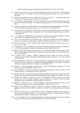 RAIN STREAKS ELIMINATION USING IMAGE PROCESSING ALGORITHMS | PDF