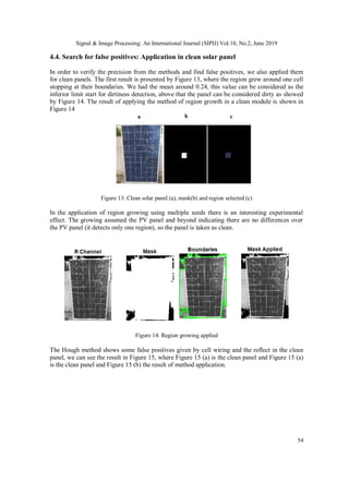 APPLICATION OF A COMPUTER VISION METHOD FOR SOILING RECOGNITION IN PHOTOVOLTAIC MODULES FOR ...