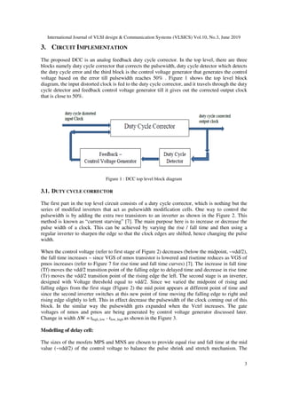 DUTY CYCLE CORRECTOR USING PULSE WIDTH MODULATION | PDF
