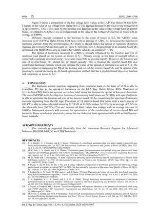 Optimal inverter-based distributed generation in ULP Way Halim considering harmonic distortion | PDF