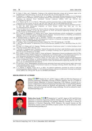 Optimal inverter-based distributed generation in ULP Way Halim considering harmonic distortion | PDF