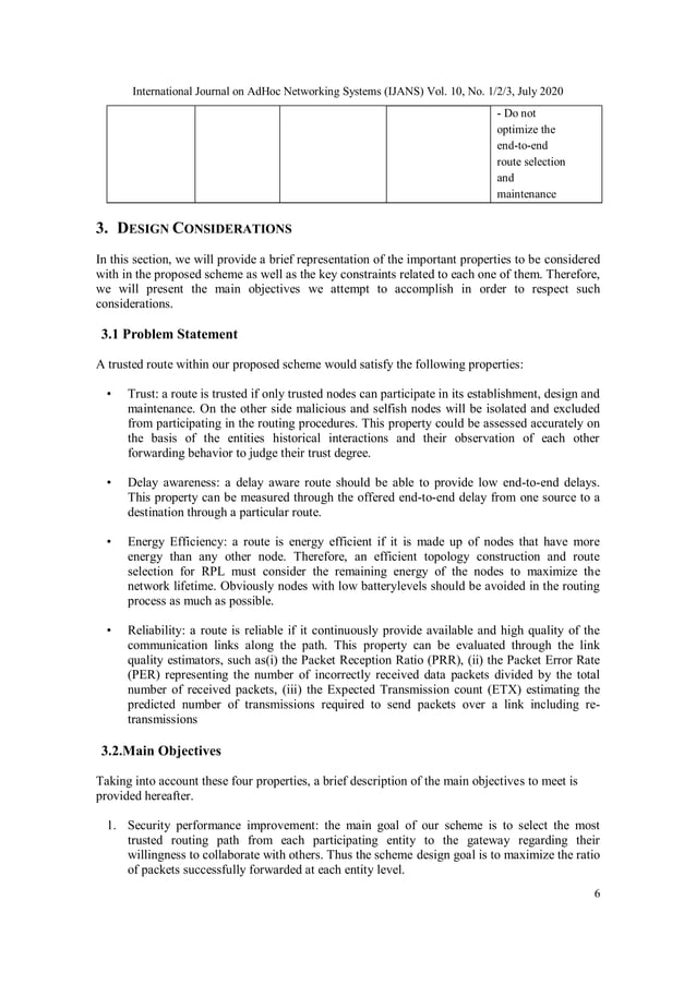 Trust Based Routing Metric For Rpl Routing Protocol In The Internet Of