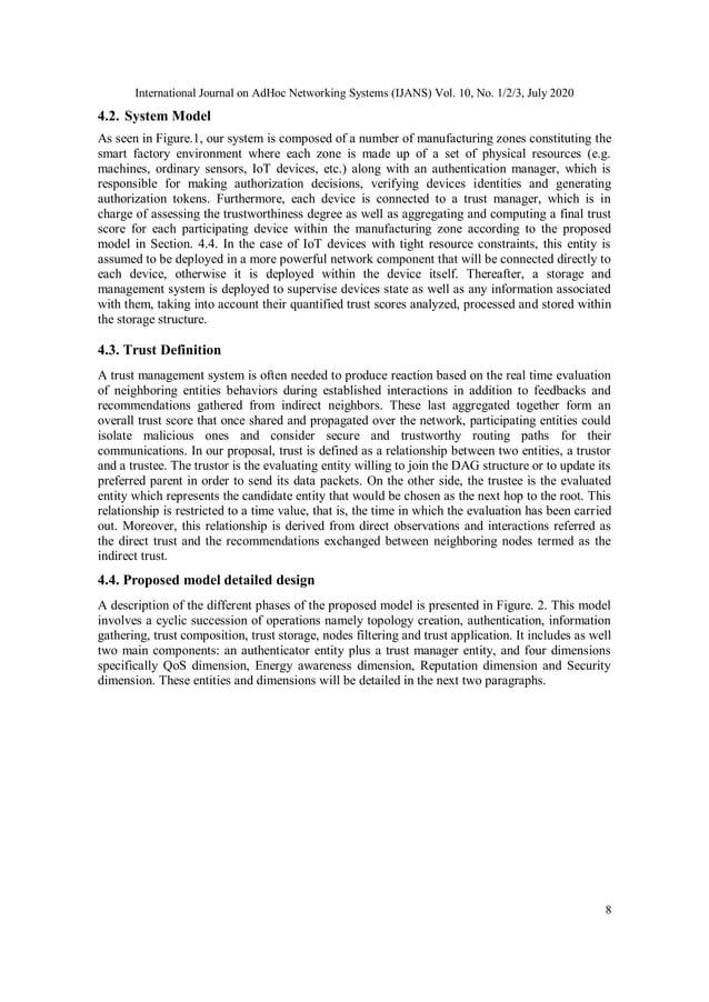 Trust Based Routing Metric For Rpl Routing Protocol In The Internet Of Things Pdf
