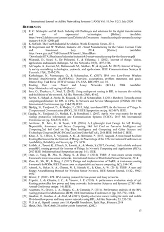 Trustbased Routing Metric for RPL Routing Protocol in the Internet of Things. | PDF