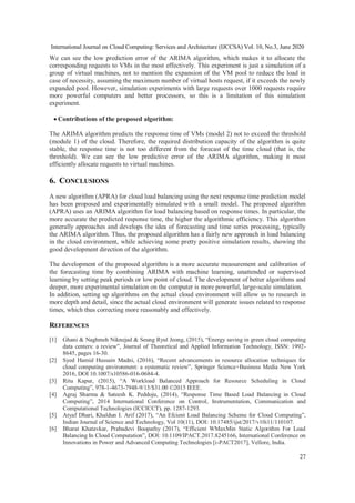 LOAD BALANCING ALGORITHM ON CLOUD COMPUTING FOR OPTIMIZE RESPONE TIME | PDF