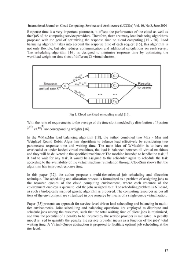 Load Balancing Algorithm On Cloud Computing For Optimize Respone Time Pdf