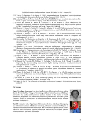 An EHealth Adoption Framework for Developing Countries: A Systematic Review | PDF | Internet ...