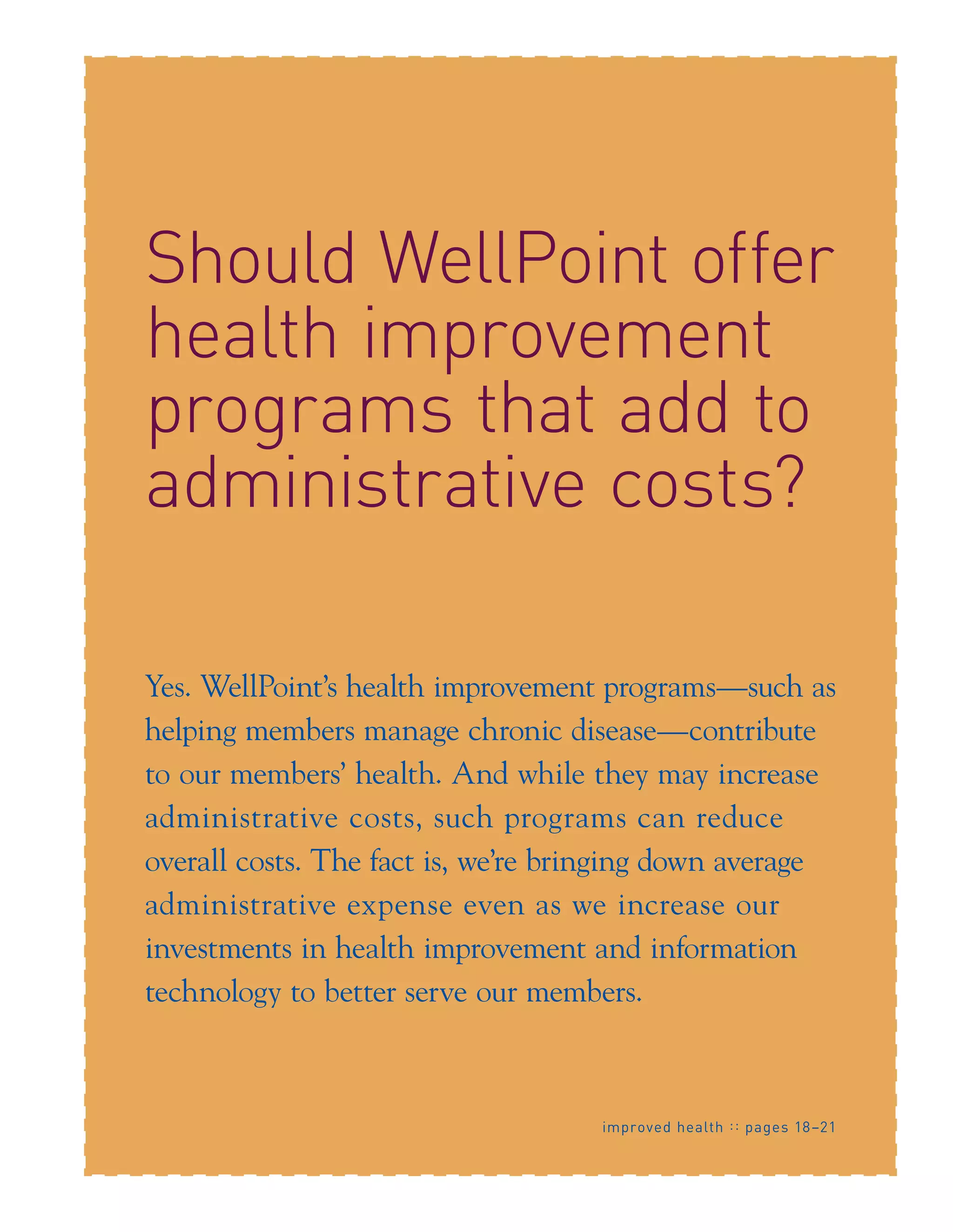 WellPoint 2004 summary annual report | PDF
