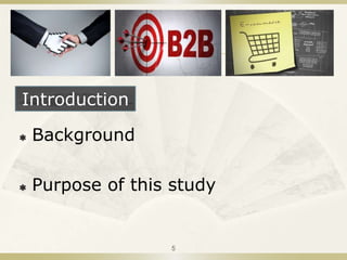 Tim presentation for B2B E-commerce | PPT