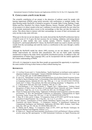 SMART SOUND SYSTEM APPLIED FOR THE EXTENSIVE CARE OF PEOPLE WITH ...