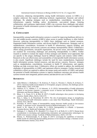 ENHANCING INTEROPERABILITY AMONG HEALTH INFORMATION SYSTEMS IN LOW AND ...