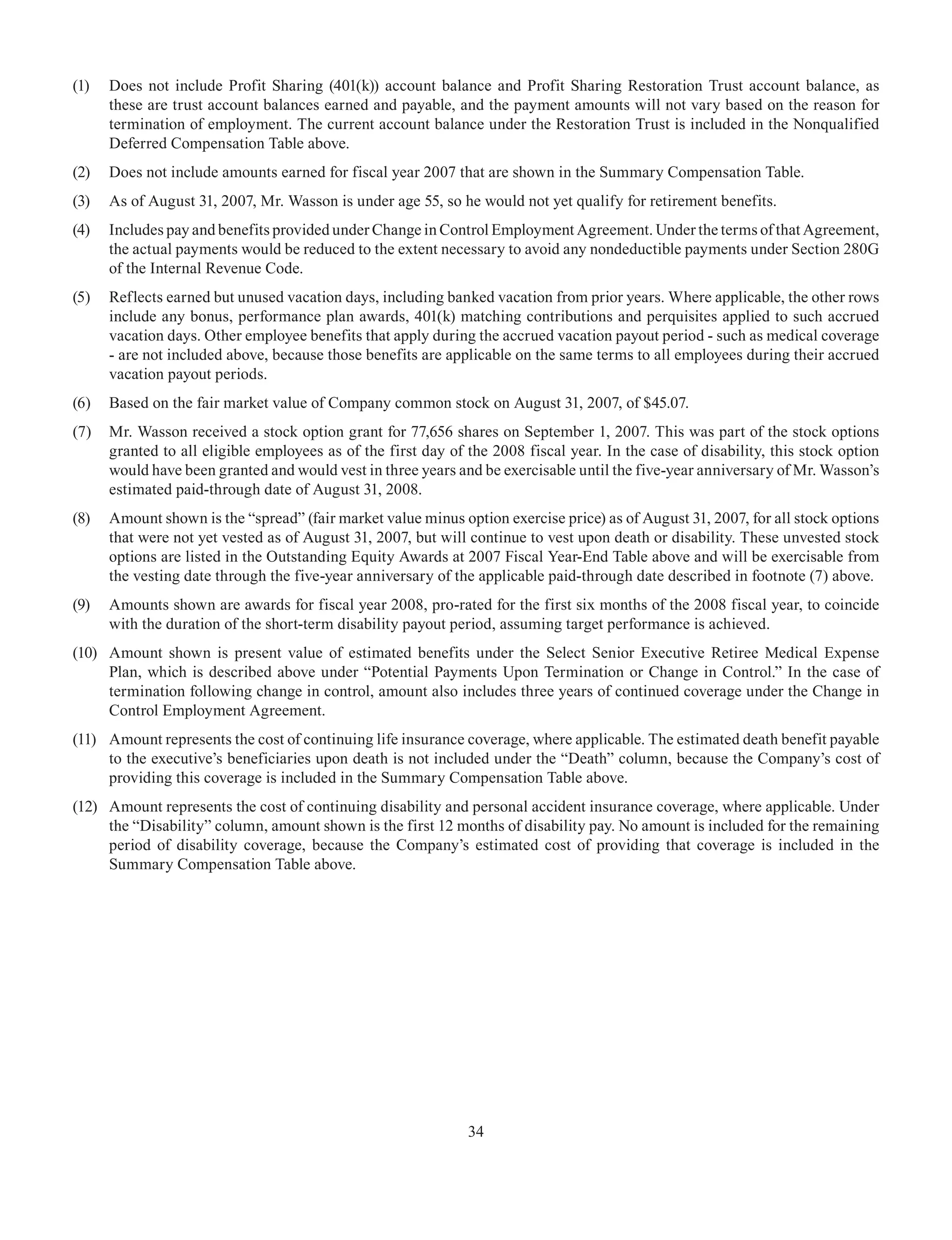 walgreen 2007 Proxy Statement | PDF