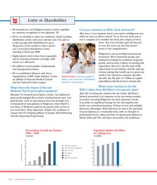 walgreen 2006 Annual Report | PDF